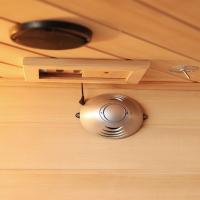 China Red Cedar Wood Carbon Panel Far Infrared Sauna Room For Home 4 Person for sale