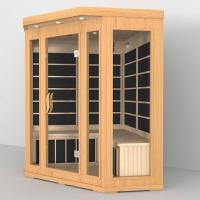 China 3 - 5 Person Ceramic Heater 2300W Infrared Dry Sauna Room For Home for sale