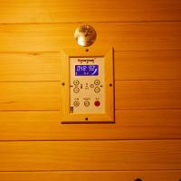 China Wood Infrared Combined Sauna Steam Room Canada Red Cedar for sale