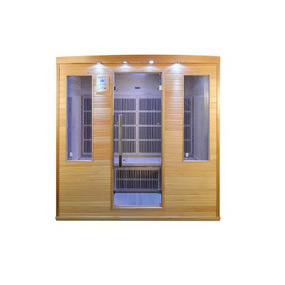 China Custom Modern 2700W 4 Person Far Infrared Sauna Indoor for sale