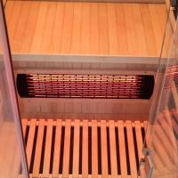 China 1350W Deluxe Low Emf Far Infrared Sauna Rooms Comfortable 1 Person Size for sale
