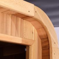 China Canada Red Cedar Wooden Cube Steam Sauna Room For 8 Person for sale