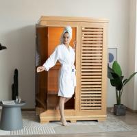 China 3000W Solid Wooden Traditional Heater Suana Steam Room For 2 People for sale