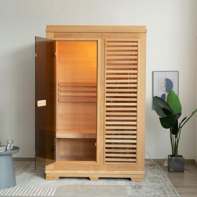 China 3000W Solid Wooden Traditional Heater Suana Steam Room For 2 People for sale