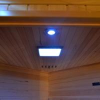 China Corner Design Home 3 - 4 Person Wooden Indoor Far Infrared Sauna With Low EMF for sale