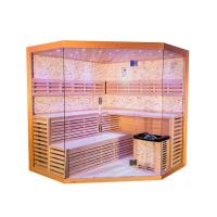 China Indoor Steam Home Sauna Room With 6kw Stove 4 - 6 Person Size for sale