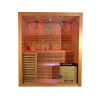 China Hemlock Wood Home Indoor Saunas Steam Rooms For 4 - 6 Person for sale