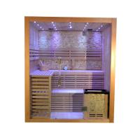 China Hemlock Wood Home Indoor Saunas Steam Rooms For 4 - 6 Person for sale
