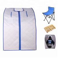 China 1 People Indoor Spa Use Infrared Portable Sauna With Foldable Chair for sale