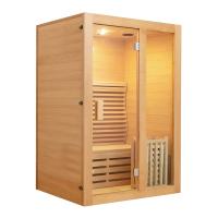 China Hemlock Wood One Person Sauna Steam Room Traditional for sale