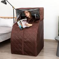 China Waterproof Cotton Indoor Personal Steam Portable Sauna With Head Cover for sale