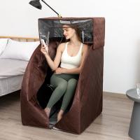 China Waterproof Cotton Indoor Personal Steam Portable Sauna With Head Cover for sale