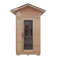China Modern Solid Wooden Outdoor Sauna Room For 1 Person for sale