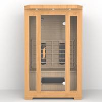 China Indoor Hemlock Ceramic Heaters 2 Person Far Infrared Sauna 1750W for sale