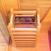 China 2 People Use Canada Hemlock Wooden Indoor Traditional Steam Sauna For Home for sale