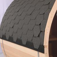 China OEM Solid Wood Outdoor Traditional Steam Barrel Sauna For 6 Person for sale