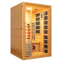 China Traditional Combination Infrared Steam Sauna 2 Person Size for sale