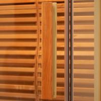 China Canada Red Cedar Wooden 2 Person Indoor Traditional Steam Sauna For Home for sale