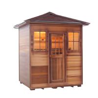 China Traditional Canadian Hemlock 3 - 4 Person Dry Sauna Outdoor for sale