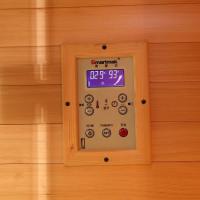 China Canadian Hemlock Indoor Electric Stove Wooden Steam Room For 2 Person for sale
