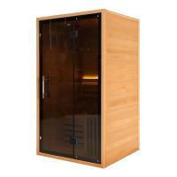 China 1750W Electric Stove Solid Wood Home Sauna Steam Room For 2 Person for sale
