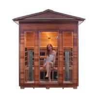 China Carbon Panel Heater 4 Person Infrared Sauna Outdoor for sale
