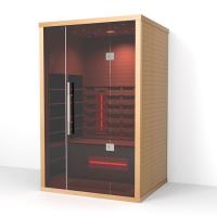 China Full Spectrum Carbon Panel Heater Near Far Infrared Sauna For 2 People for sale