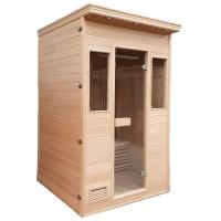 China Solid Wood Steam Sauna Room With 6KW Stove Multi Size Optional for sale