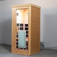 China Canadian Hemlock Wooden Full Spectrum Far Infrared Sauna Room One Person for sale