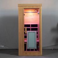 China Canadian Hemlock Wooden Full Spectrum Far Infrared Sauna Room One Person for sale
