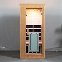 China 1 Person Indoor Mini Wooden Full Spectrum Dry Sauna Room With Low EMF for sale