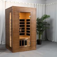 China Apartment Indoor Carbon Fiber Heaters WoodenInfrared Sauna Room Hemlock for sale