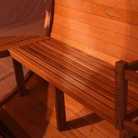 China Outdoor Large Capacity Panoramic View Cedar Barrel Saunas With Electric Heater for sale