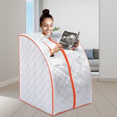 China Home SPA Use Lightweight 1 Person Far Infrared Portable Sauna With Air Ionizer for sale