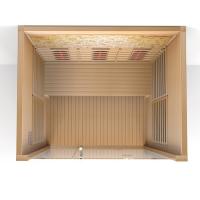 China Canadian Red Cedar Full Spectrum 3 Person Dry Wooden Sauna Room Indoor for sale
