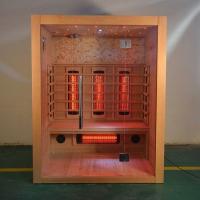 China Canadian Hemlock Full Spectrum Dry Wooden Indoor Sauna Room 3 Person for sale