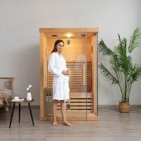 China 3KW Home Indoor Use Traditional Steam Wooden Sauna Room For 2 People for sale