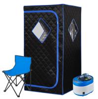 China Big Size Stand Personal Full Body Portable Steam Sauna For Home Relaxation for sale