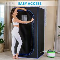 China Portable Folding Personal Steam Sauna Tent Full Size for sale
