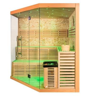 China 6000W Stove Heater Indoor Use Red Cedar Wood Steam Sauna Room For 6 Person for sale