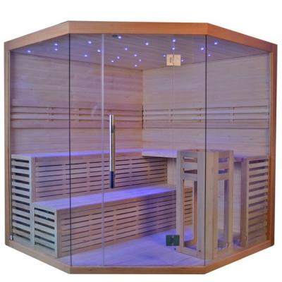 China Bedroom Corner Steam Sauna Room Large Capacity Family 8 People Use for sale