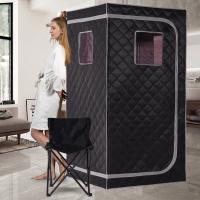 China Detox Therapy Full Size 1 Person Full Body Weight Loss Infrared Sauna Tent 1300W for sale