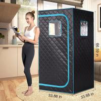 China 1300W Home Relaxation Personal Indoor Sauna Tent Full Body Single Person Size for sale