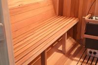 China Solid Wood Traditional Heater Barrel Outdoor Steam Sauna 8 Person for sale
