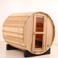 China Solid Wood Traditional Heater Barrel Outdoor Steam Sauna 8 Person for sale