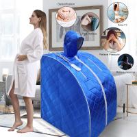 China Detox Relaxation Personal Far Infrared Portable Sauna With Foot Roller for sale