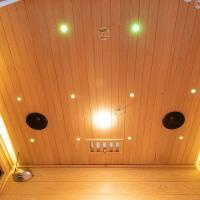 China 2-In-1 Combined Infrared Indoor Home 3 Person Steam Sauna Wooden for sale