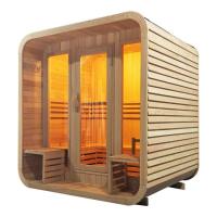 China Wooden Outside Stove Heater Square Outdoor Garden Sauna Home Commerical for sale