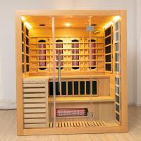 China Full Spectrum And Carbon Heater Indoor Near Far Infrared Sauna Room With Table Rack for sale