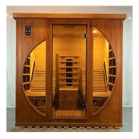 China Portable 2-3 Person Far Infrared Sauna With Digitally Controlled Full Spectrum Carbon Heater for sale